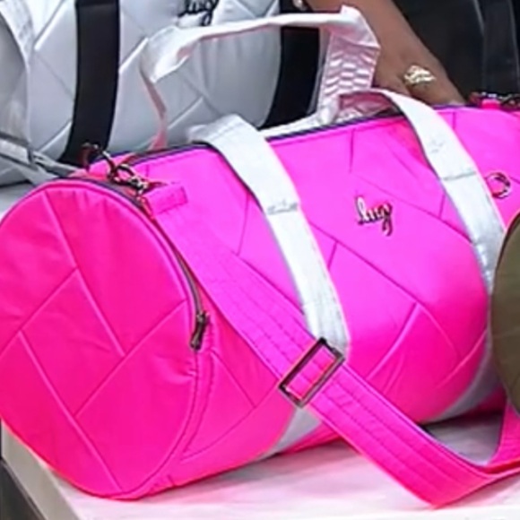 lug | Bags | Vintage Lug Rowboat Magenta Quilted Duffel Bag | Poshmark